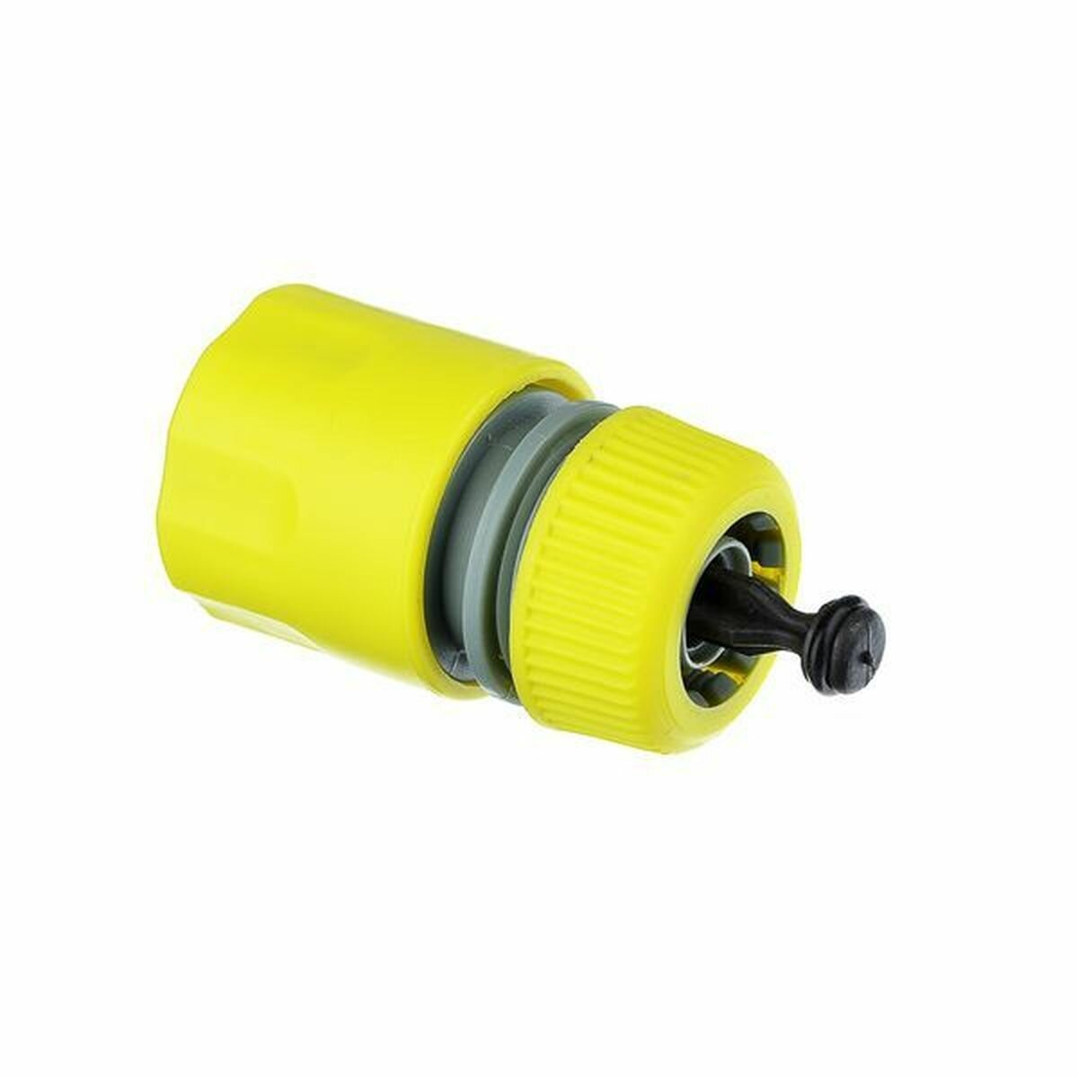 Коннектор для шланга d1/2" с аквастопом INBLOOM