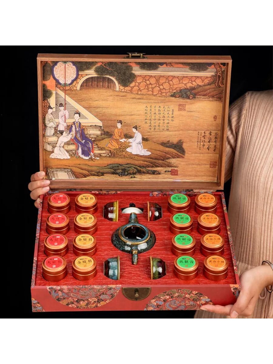 Подарочный набор из 4 видов китайского чая