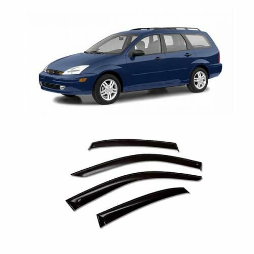 Дефлекторы боковых окон FORD Focus Форд Фокус I универсал (1998-2004)