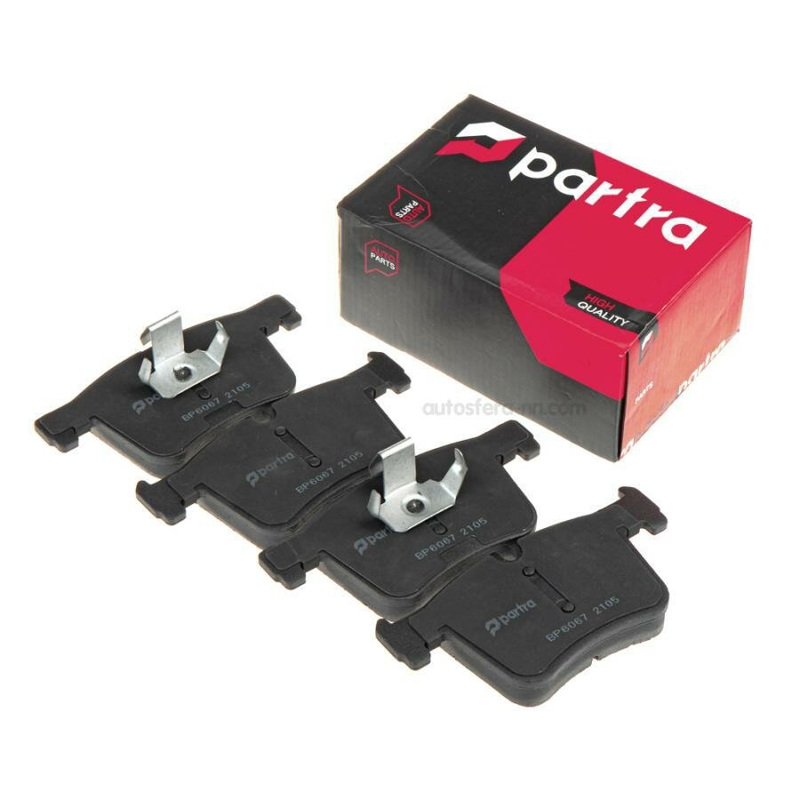 PARTRA BP6067 Колодки тормозные дисковые bmw 1 f20 3 f30 x3 f25 10- передние