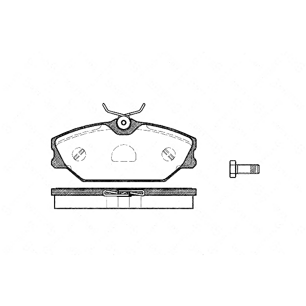 STELLOX 219 000B-SX (1 778 384, 1778384, 219000B_SX) колодки дисковые п. с антискр. пл, Renault (Рено) Laguna (Лагуна)