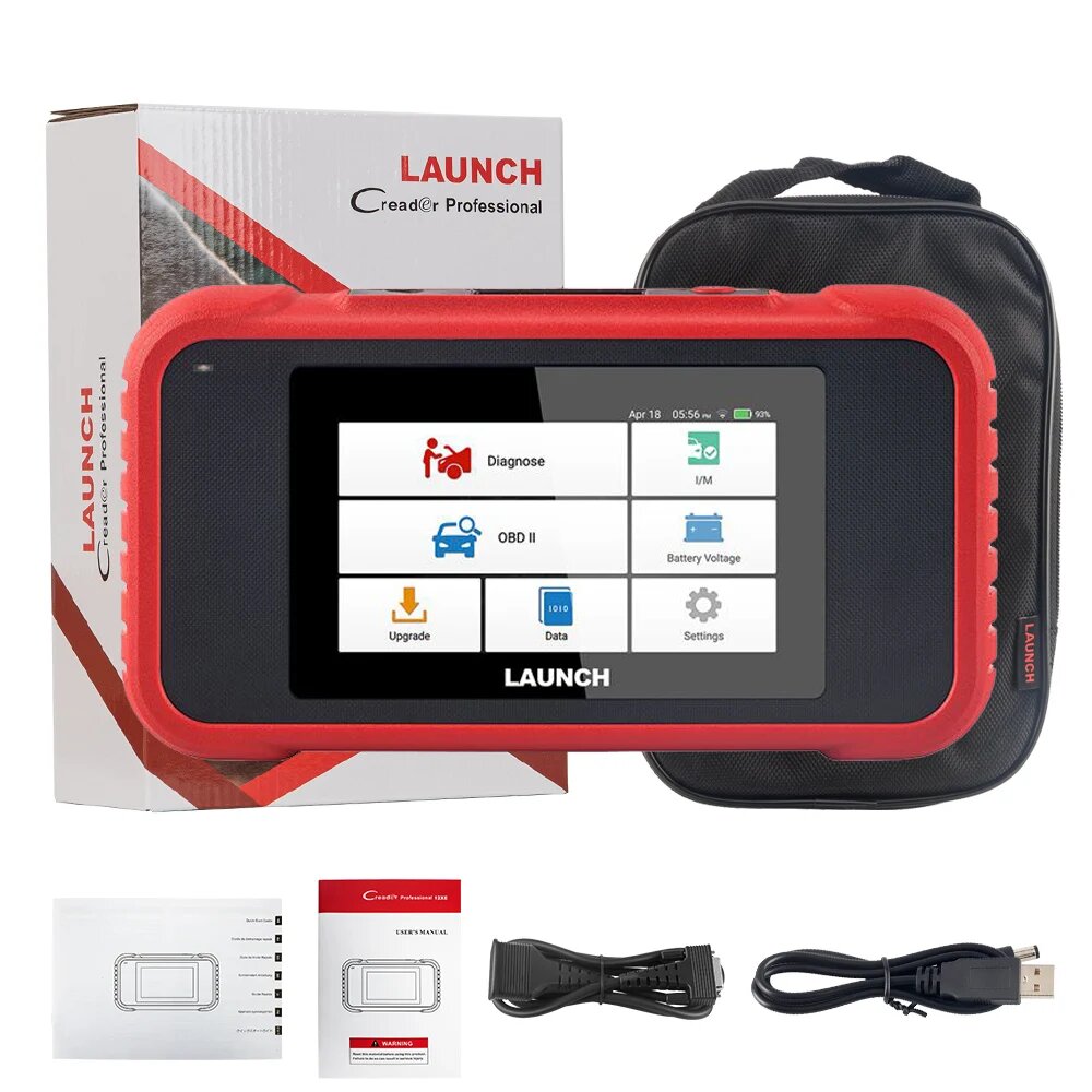 Диагностический сканер LAUNCH X431 CRP123E V2.0 OBD2, прибор для диагностики автомобиля, ABS SRS, Full OBD2, устройство для считывания кодов, бессрочное бесплатное обновление