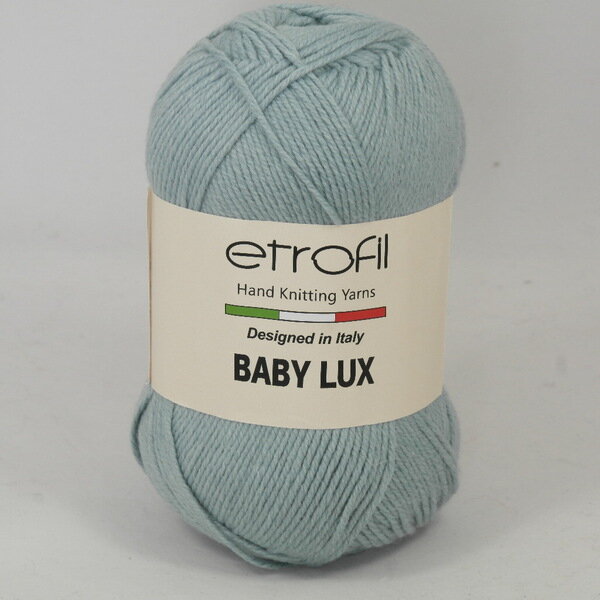Пряжа 5 мотков ETROFIL Baby Lux, (голубой) бамбук 60% полиамид 40%
