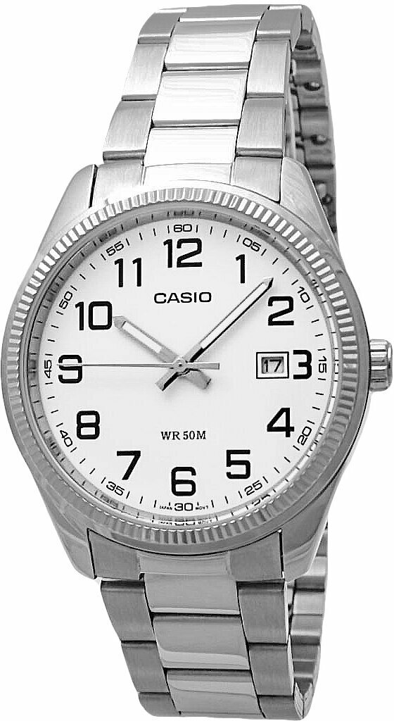 Наручные часы CASIO Collection Men, серебряный, белый, серый — фото 1