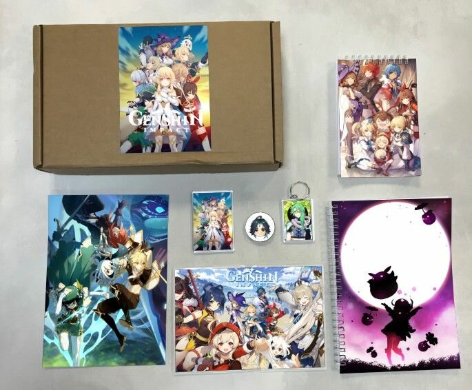 Бокс Genshin Impact, Геншин Импакт №17, Товары с вашими картинками