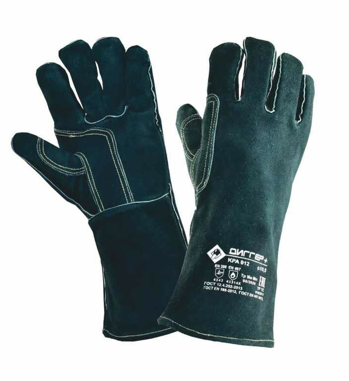 Краги спилковые с кевларовой нитью р.10 диггер, КРА012, спецперчатка