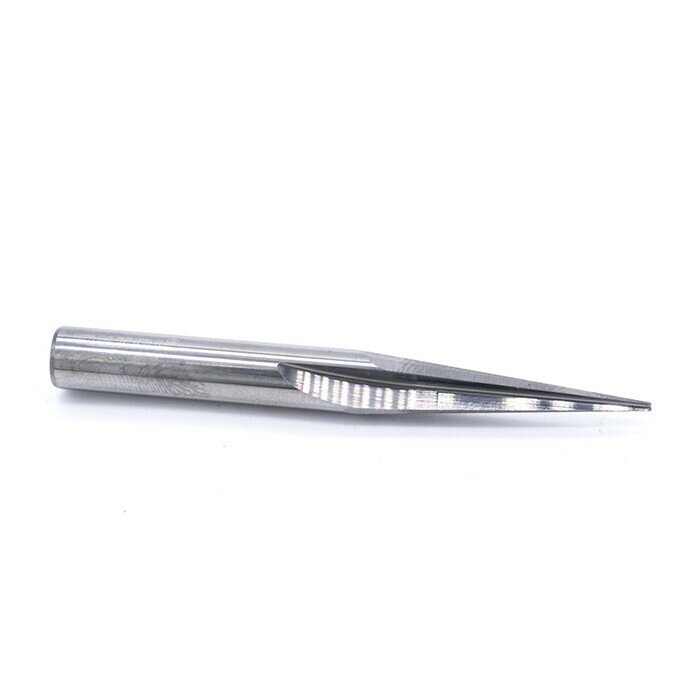 Фреза прямая двухзаходная DJTOL N2ZXJ6250860 конусная (плоский кончик)