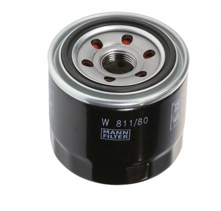 Масляный фильтр MANN-FILTER W 811/80 черный