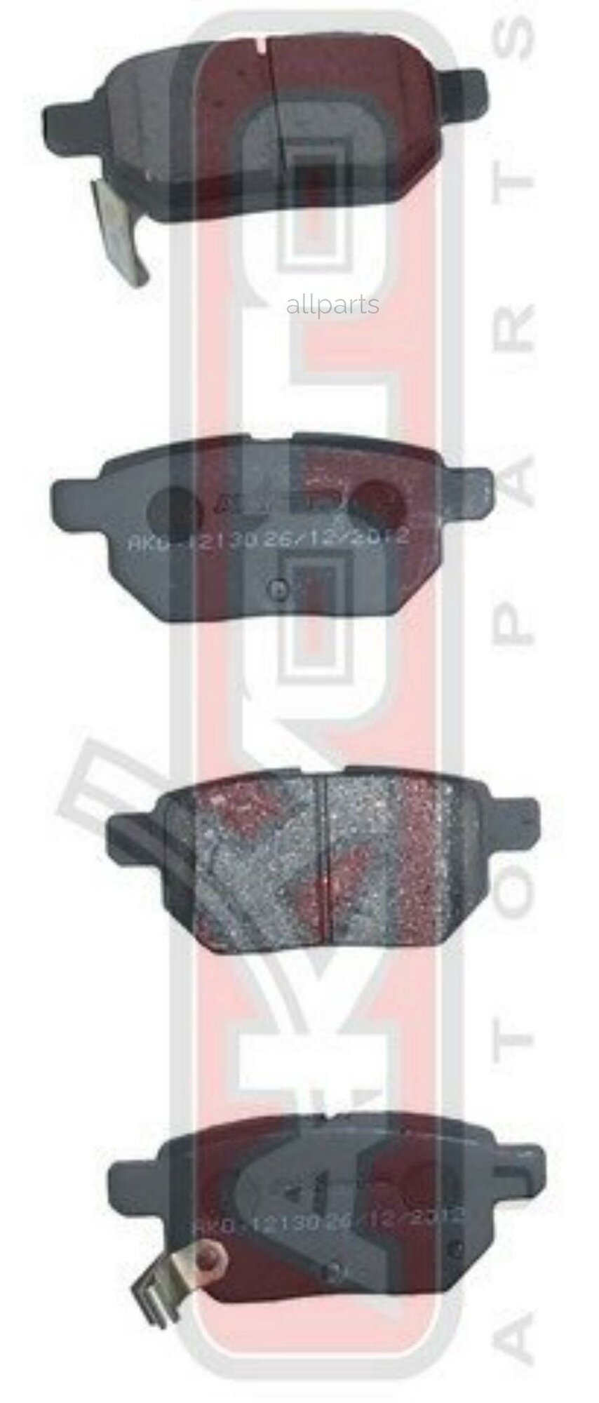 AKYOTO AKD12130 колодки тормозные дисковые задние