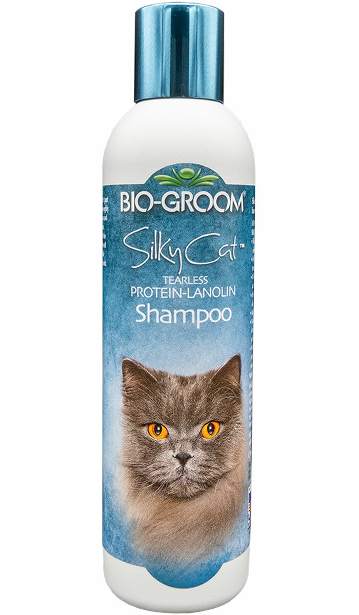 BIO-GROOM SILKY CAT SHAMPOO – Био-грум шампунь-кондиционер для кошек (236 мл)