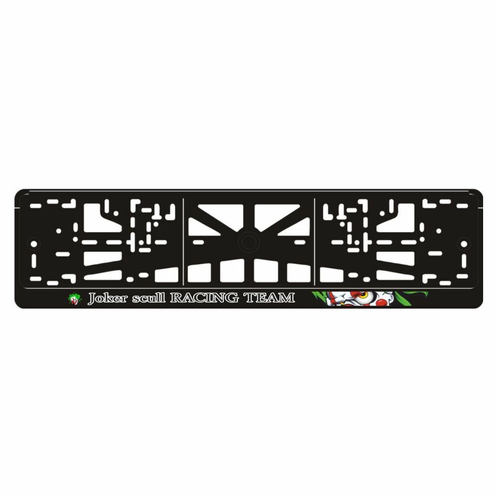 Рамка для номера авто Joker scull RACING TEAM, Арт рэйсинг