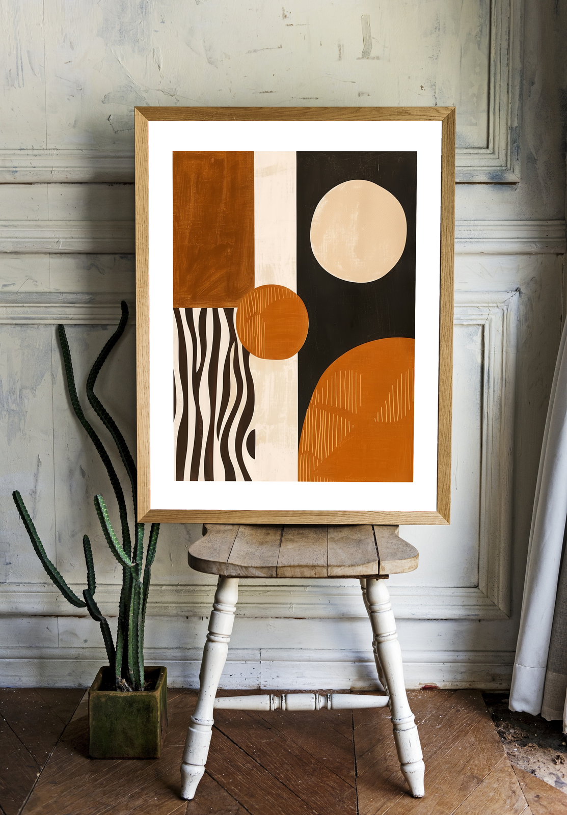 Постер "Абстрактные формы и текстуры" 40x50 см в подарочном тубусе