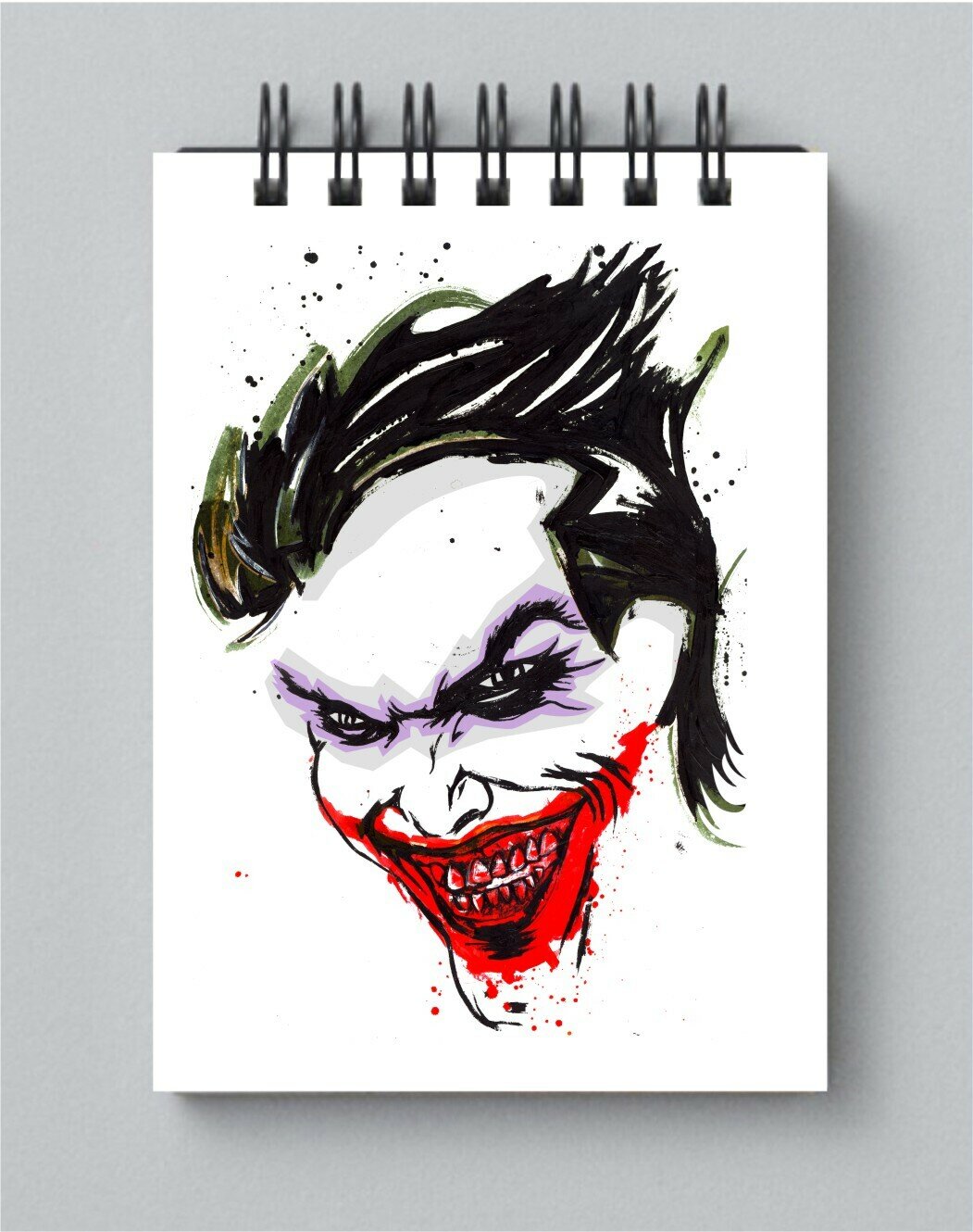 Блокнот Bugrikshop принт А5 "Джокер, Joker" - J0016