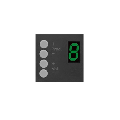 AUDAC MWX45/B Настенная панель управления матрицей MTX стандарта 45х45 мм. 4-пин. Цвет: Чёрный.