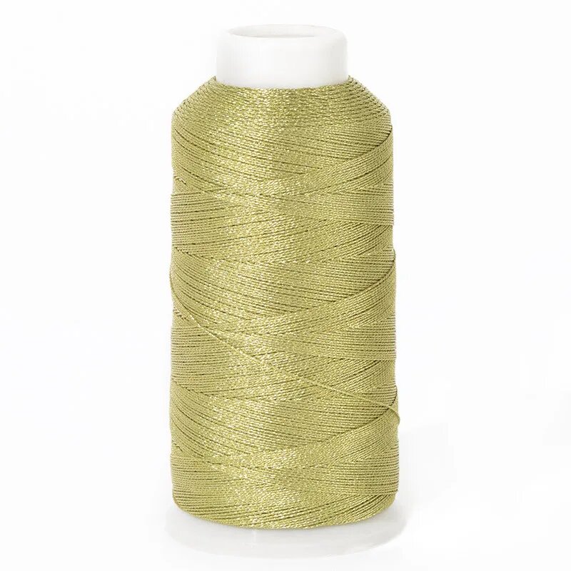 Нить для вышивки золотистая Light Gold, 0.4mm, 550 м