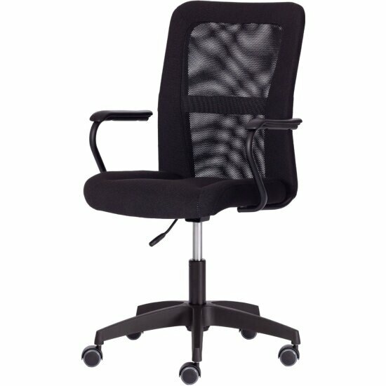 Кресло офисное Easy Chair UT_ 308 сетка/ткань, черный, 2603/W-11