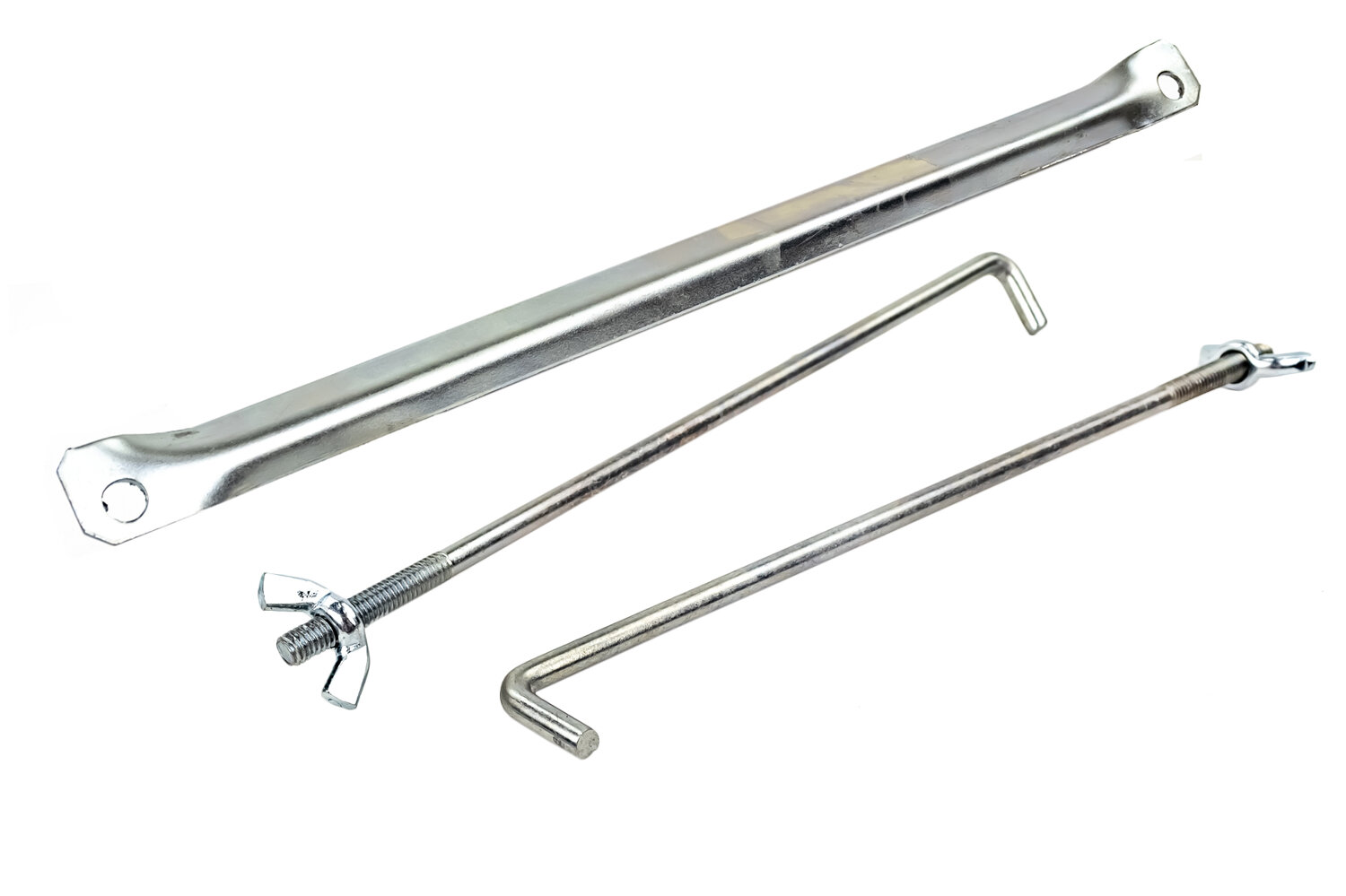 Комплект крепления аккумулятора, 3 элемента на ВАЗ 2101, 2103, 2106