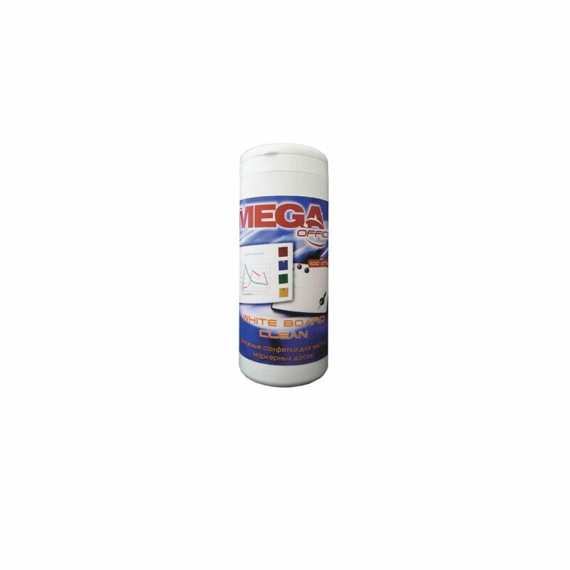 ProMega Office Чистящие салфетки White Board Clean для маркерных досок, 100 шт в уп.