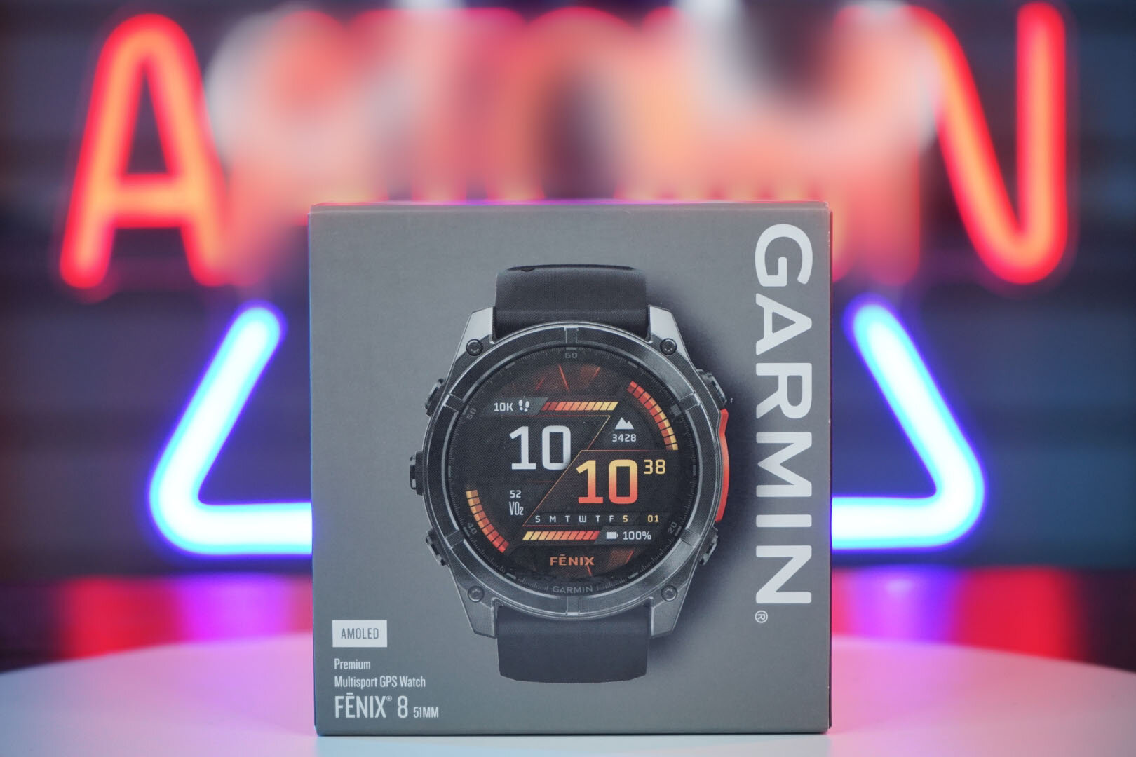 Garmin Fenix 8 - 51 мм AMOLED Slate Gray with Black Silicone Band