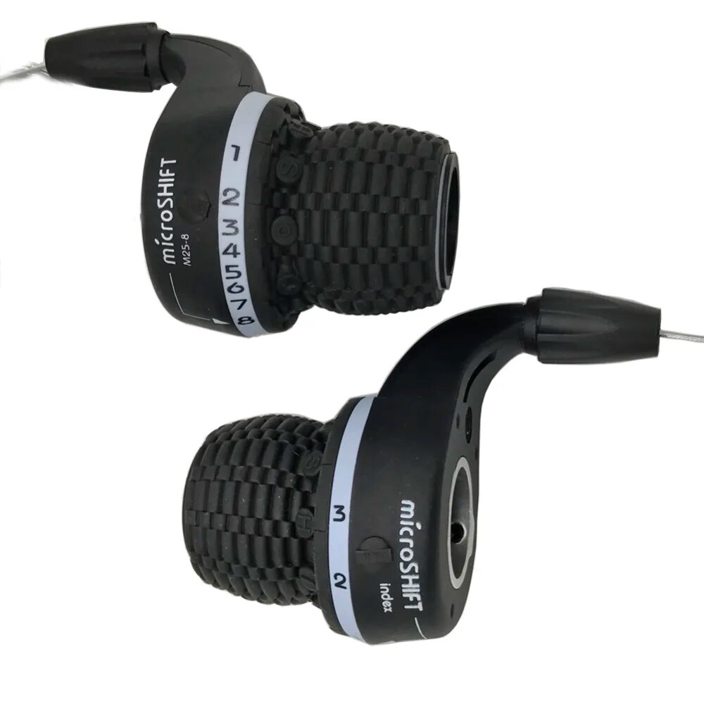 Переключатели передач Microshift Grip 3x8, цвет: 3X8 Speed 1 Pair