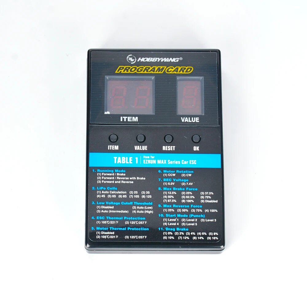 HOBBYWING LED Программируемая коробка для ESC — фото 1