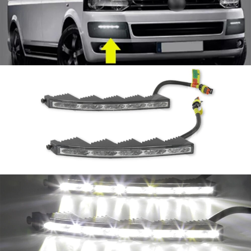 Дневные ходовые огни, дневные Противотуманные фары для VW Multivan T5 2010-2015