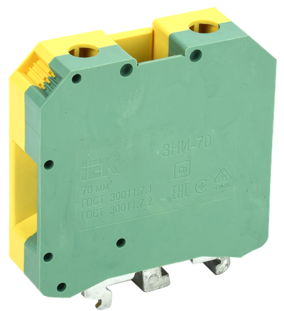 Зажим наборный ЗНИ-70PEN 70мм2 (JXB-земля) IEK