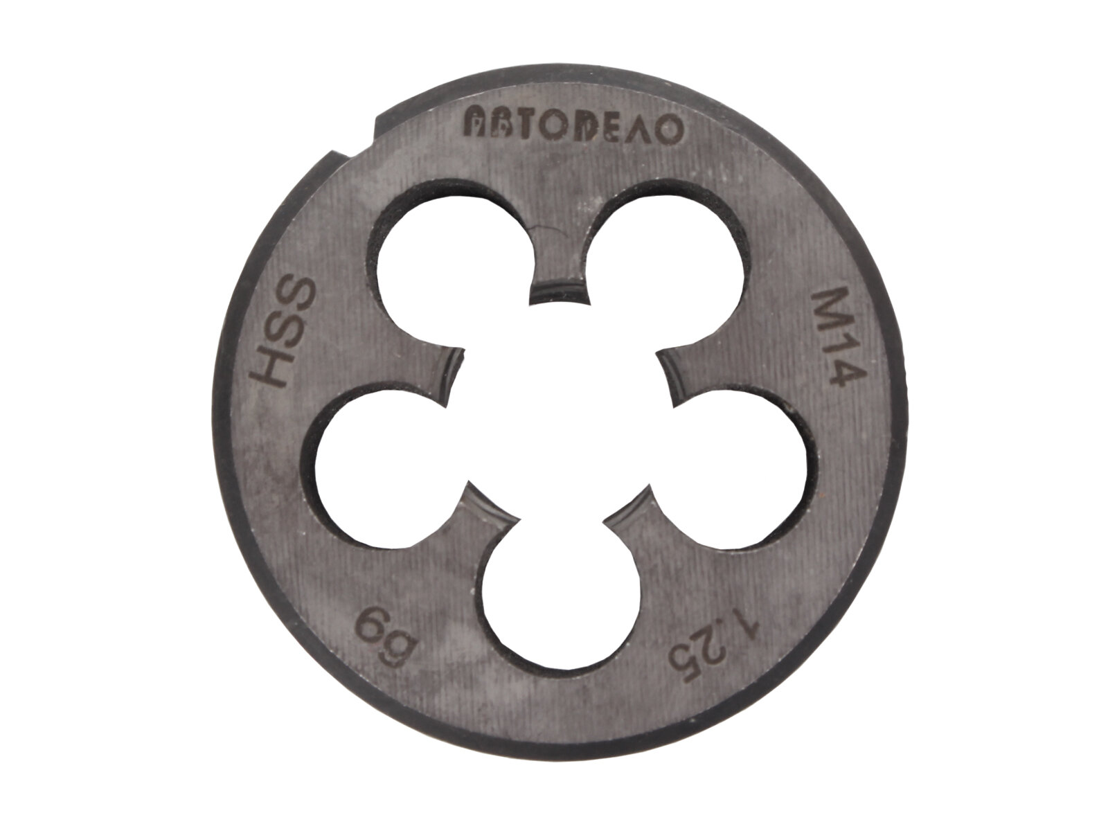 Плашка M14х1.25 D-38 мм АвтоDело (40887), инструментальная сталь