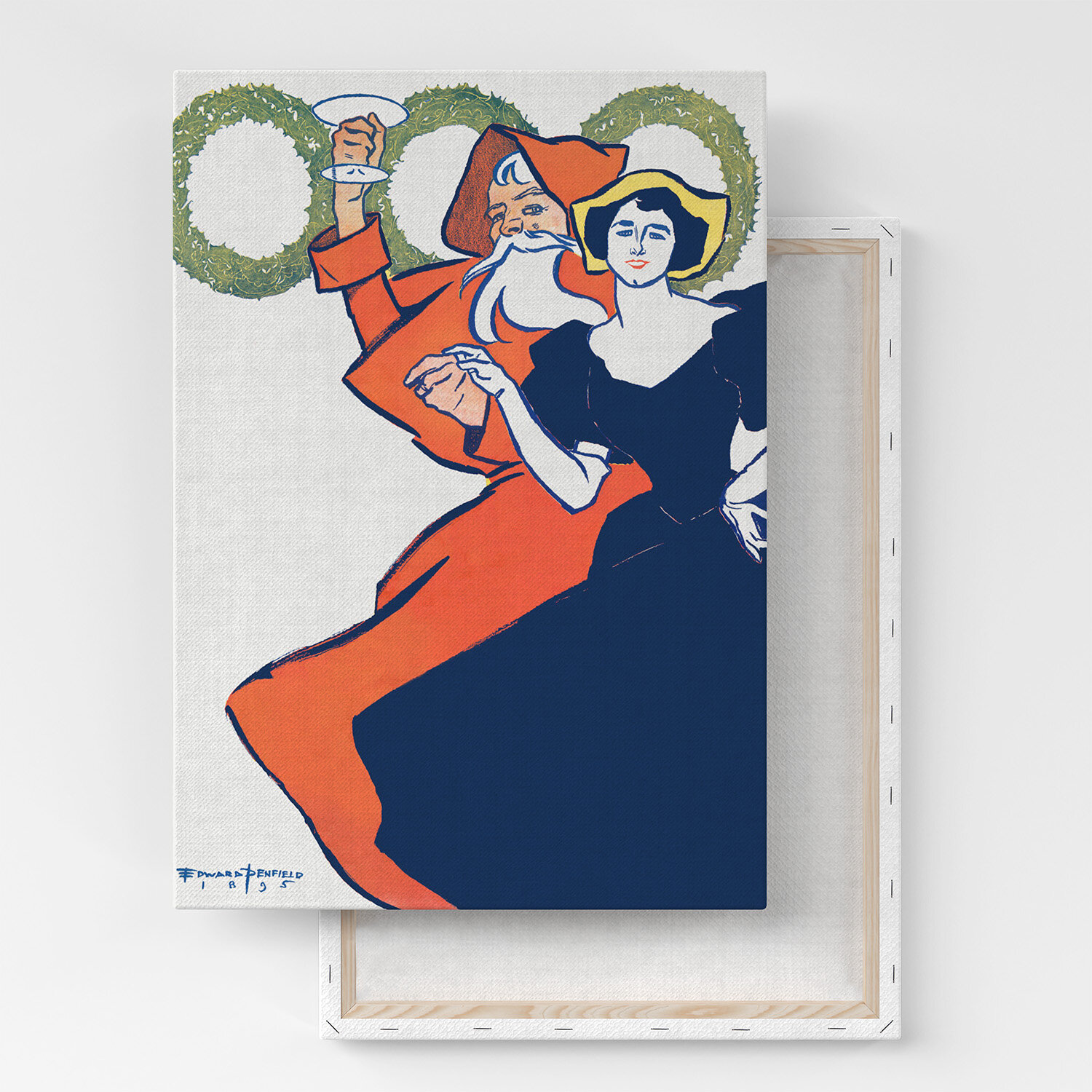 Картина на холсте, репродукция / Эдвард Пенфилд - Vintage Christmas / Размер 30 x 40 см