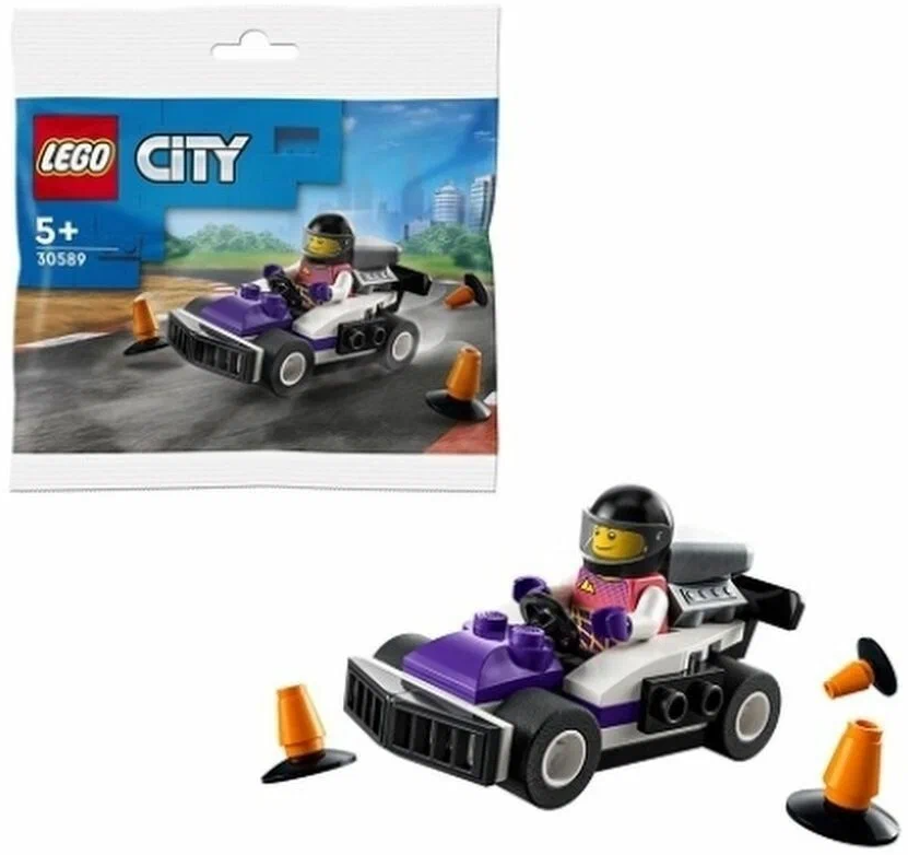 Конструктор lego City 30589 Картинг-гонщик