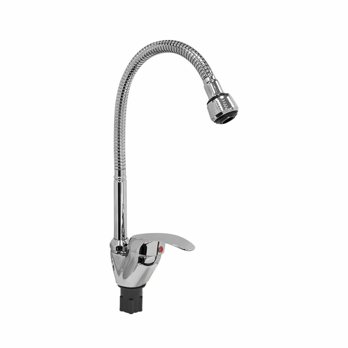 Смеситель для кухни Roegen RC014D с гибким изливом, хромированный