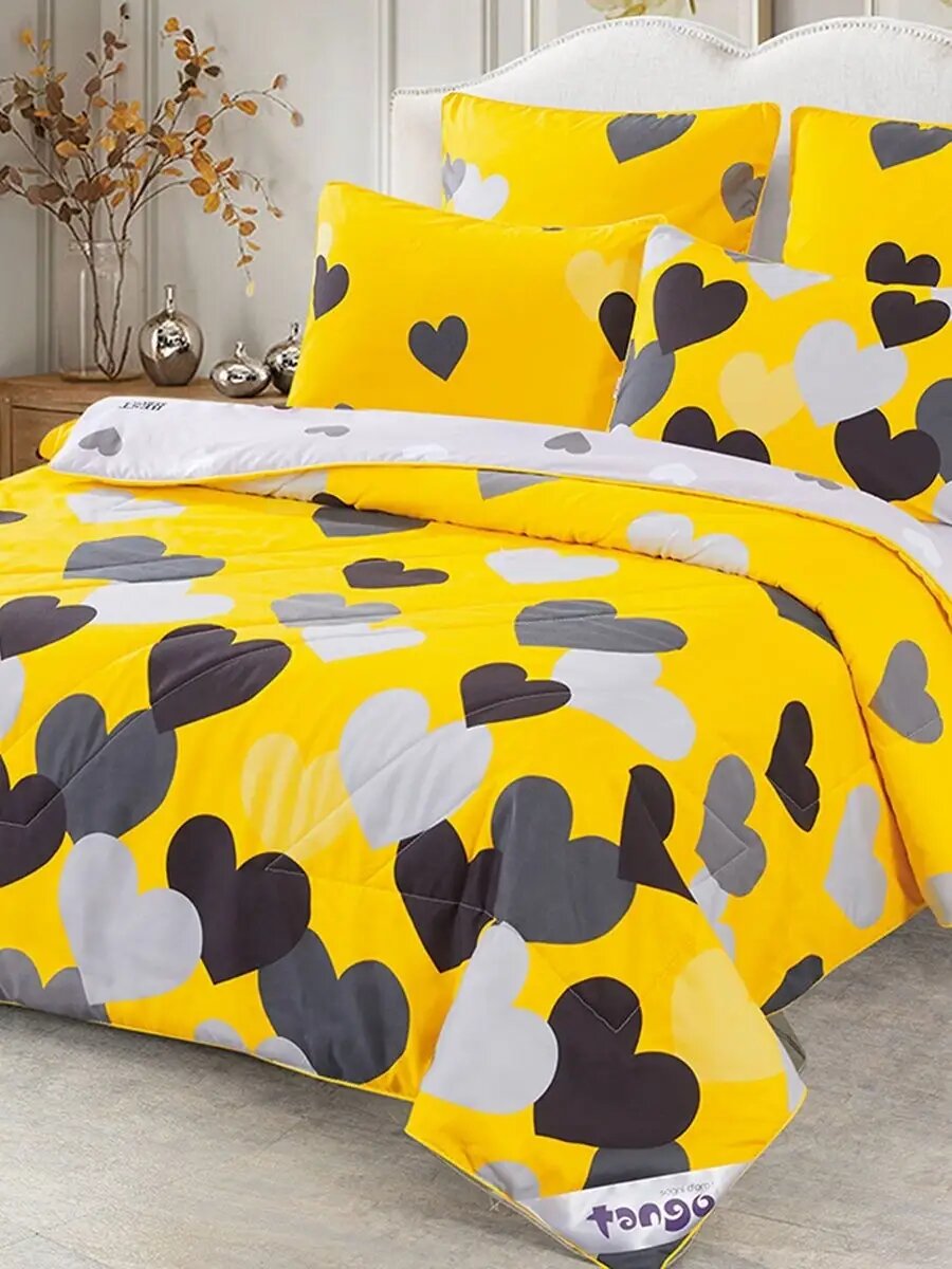 Постельное белье с одеялом семейное De Verano