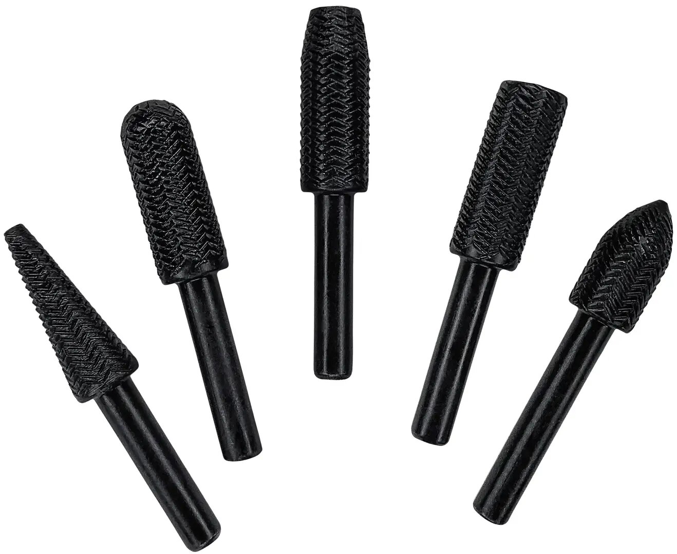 Набор борфрез по металлу Vertextools 0987-63-58, 5 шт.