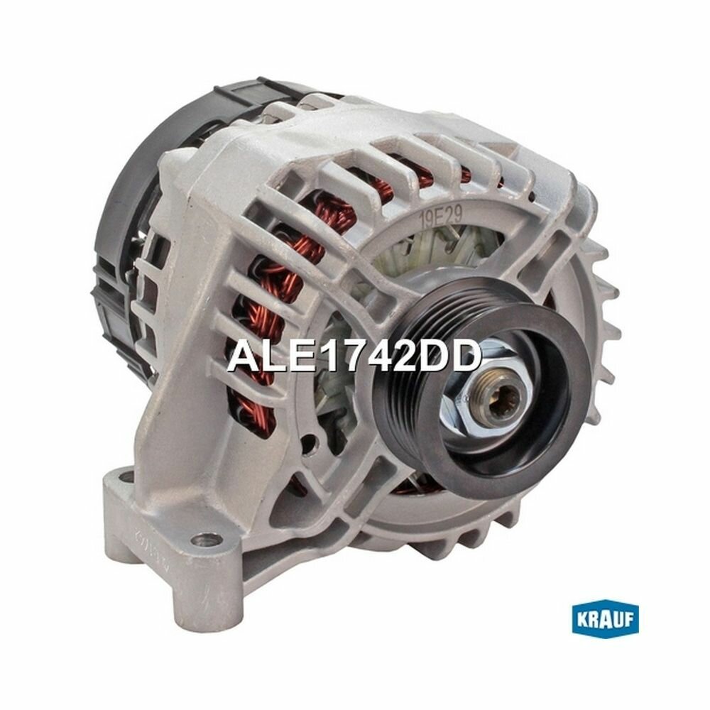 Генератор KRAUF ALE1742DD, для Fiat Albea/Stilo, металл, пластик, серый