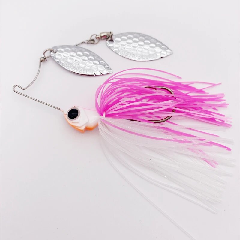 7GРыболовная приманка Buzzbait, приманка-спиннербейт, металлическая ложка, приманка для джиговой головы, приманка для плавания для окуня, приманка-спиннер — фото 1