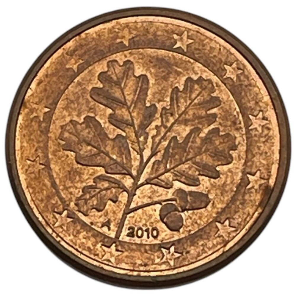 ФРГ (Германия) 1 евроцент 2010 г. (A)