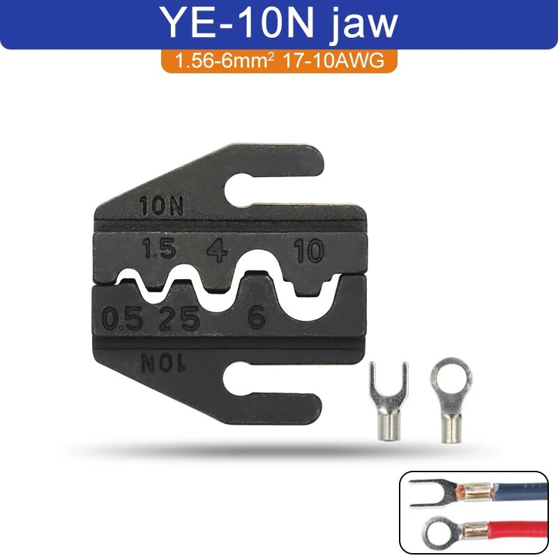 Обжимные клещи YE-10N jaw 1.56-6mm² 17-10AWG