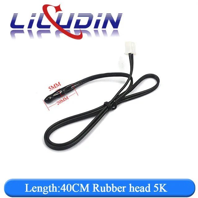 Датчик температуры кондиционера Liludin, 40см, Rubber head 5K