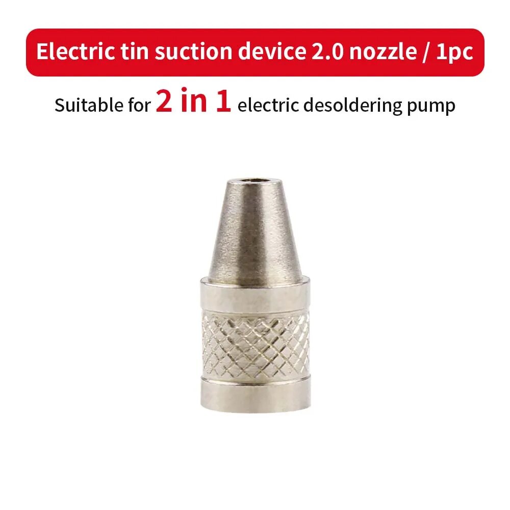 LUXIANZI 1,0/1,5/2,0 электрическое устройство для всасывания олова, сменная насадка для всасывания припоя, нагревательный элемент, аксессуары для инструментов для припоя сварных швов
