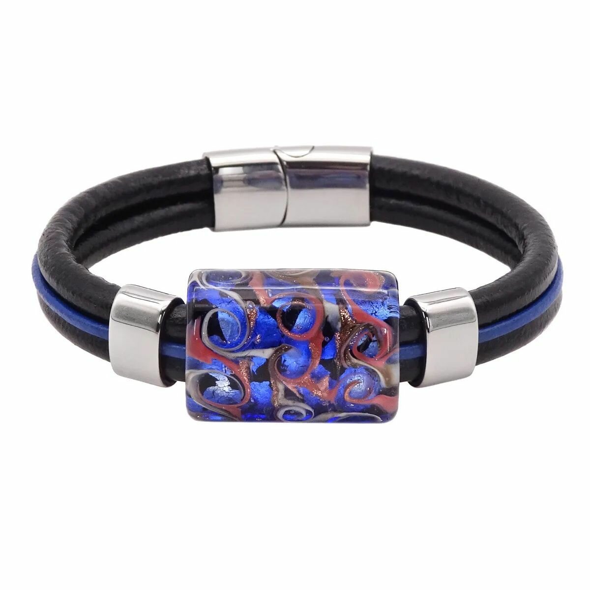 Браслет, муранское стекло, стекло