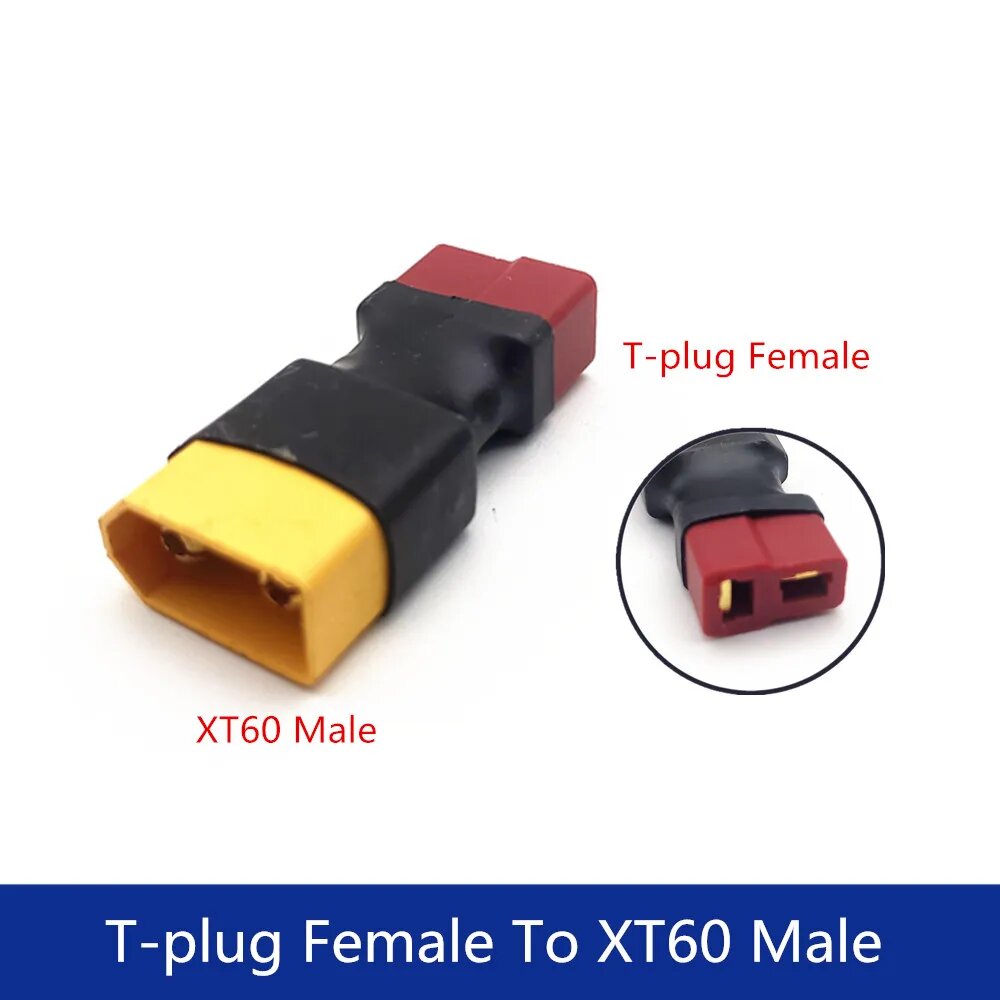 T-plug Female to XT60 Male адаптер