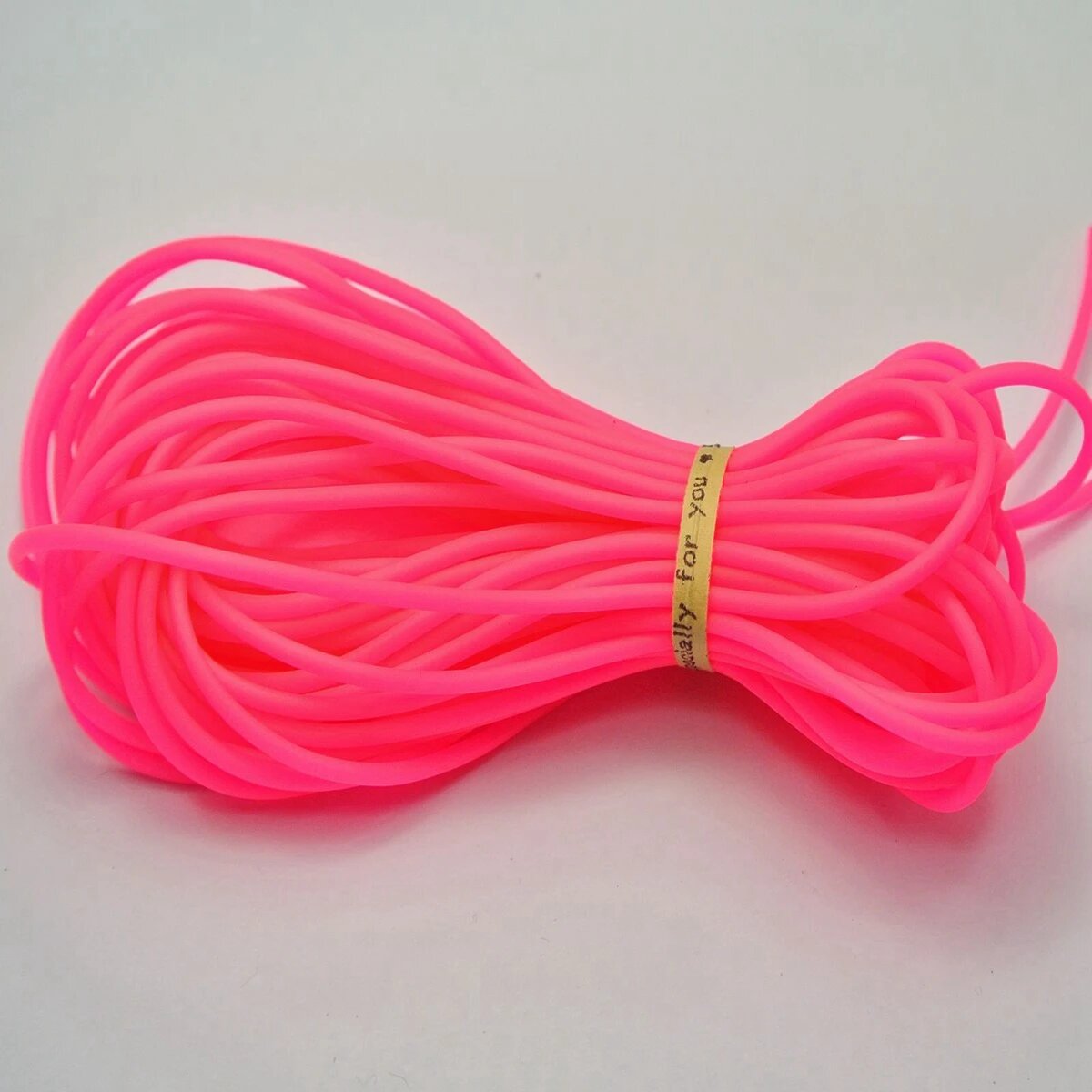 Розовый резиновый шнур Neon Pink 10 м