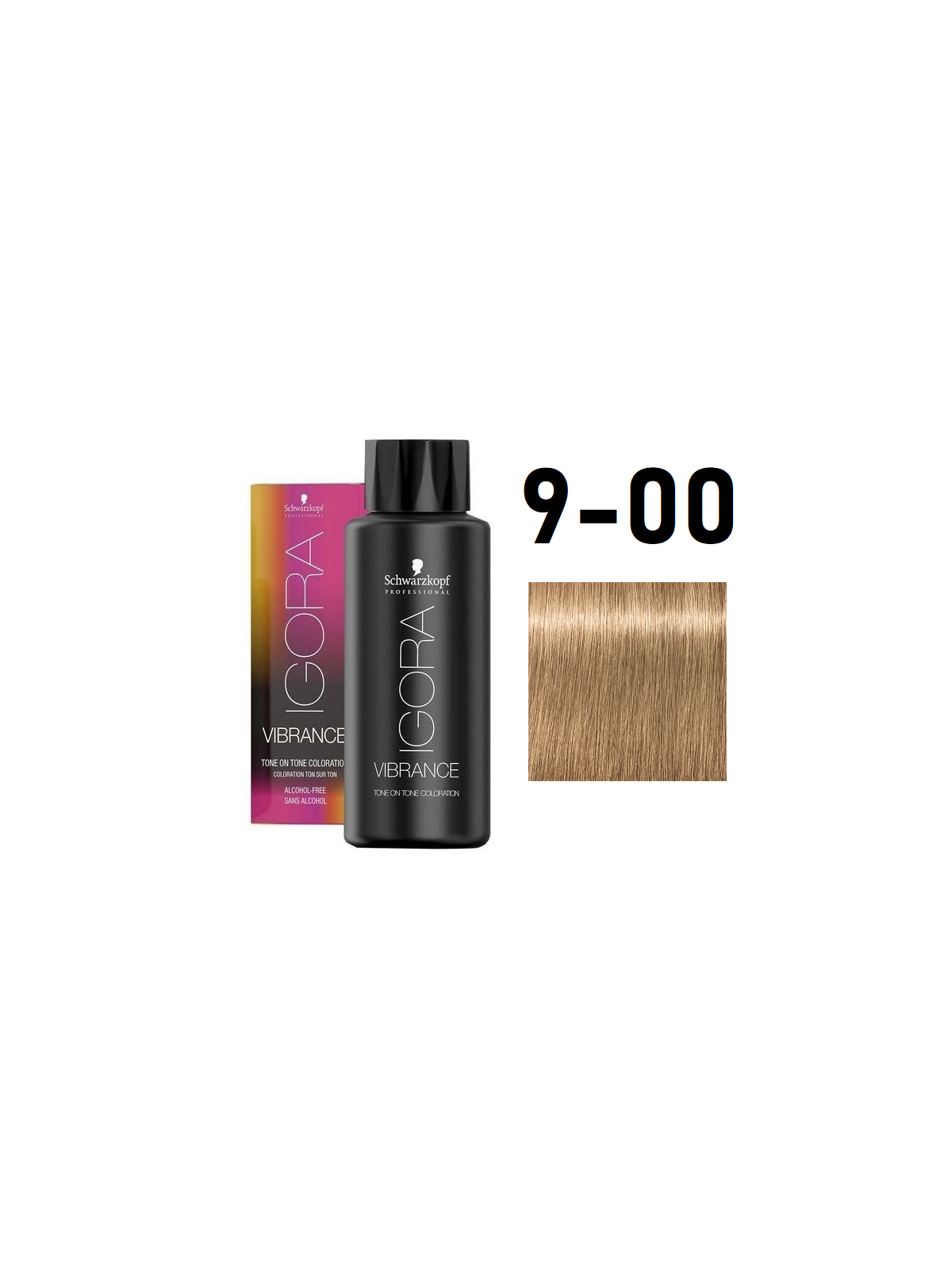 Schwarzkopf Professional Schwarzkopf Igora Vibrance 9-00 - Краситель тон-в-тон блонд натуральный экстра 60 мл