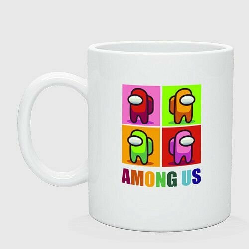 Among us rainbow Керамическая кружка