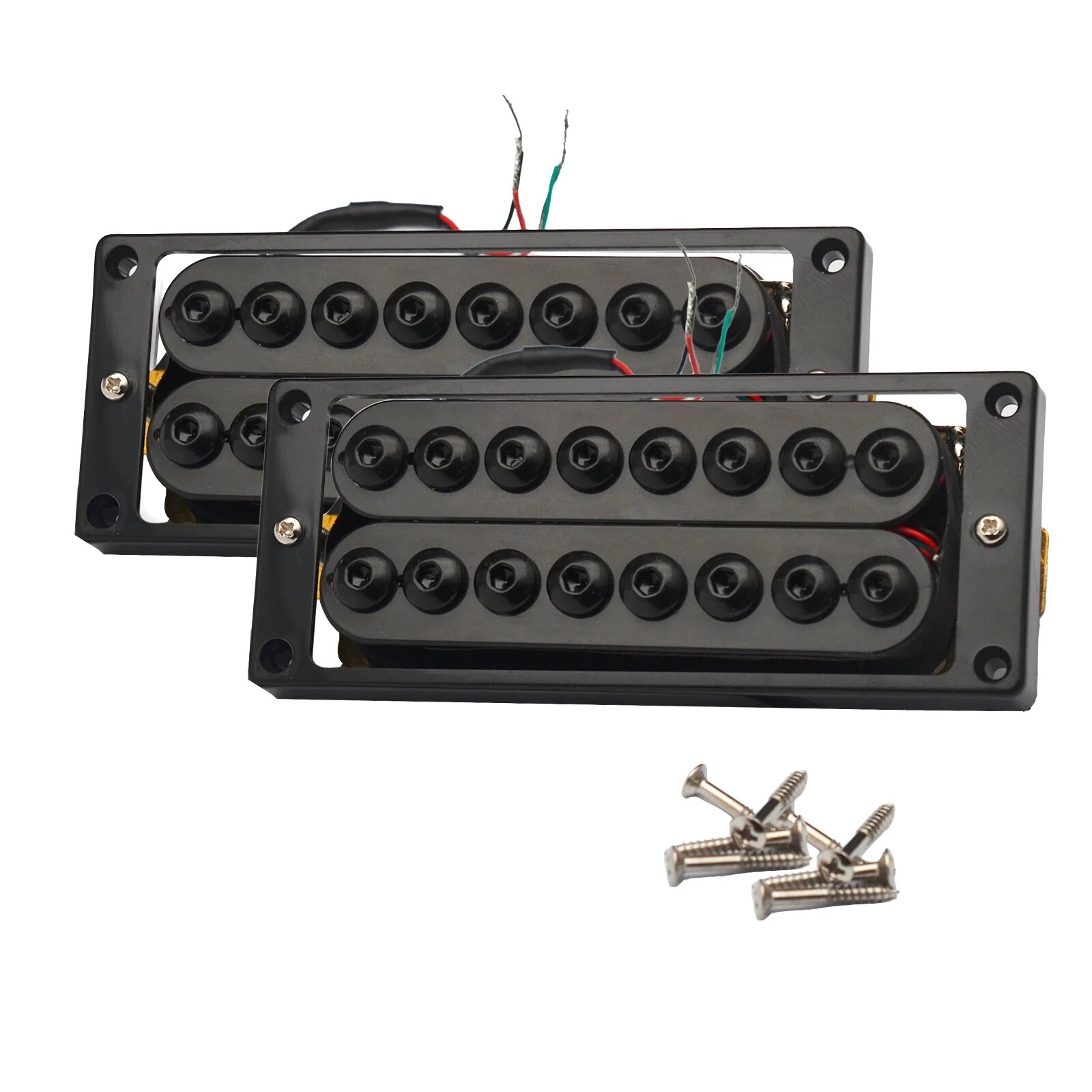 GETMUSIC 8-струнный керамический хамбакер звукосниматель черный