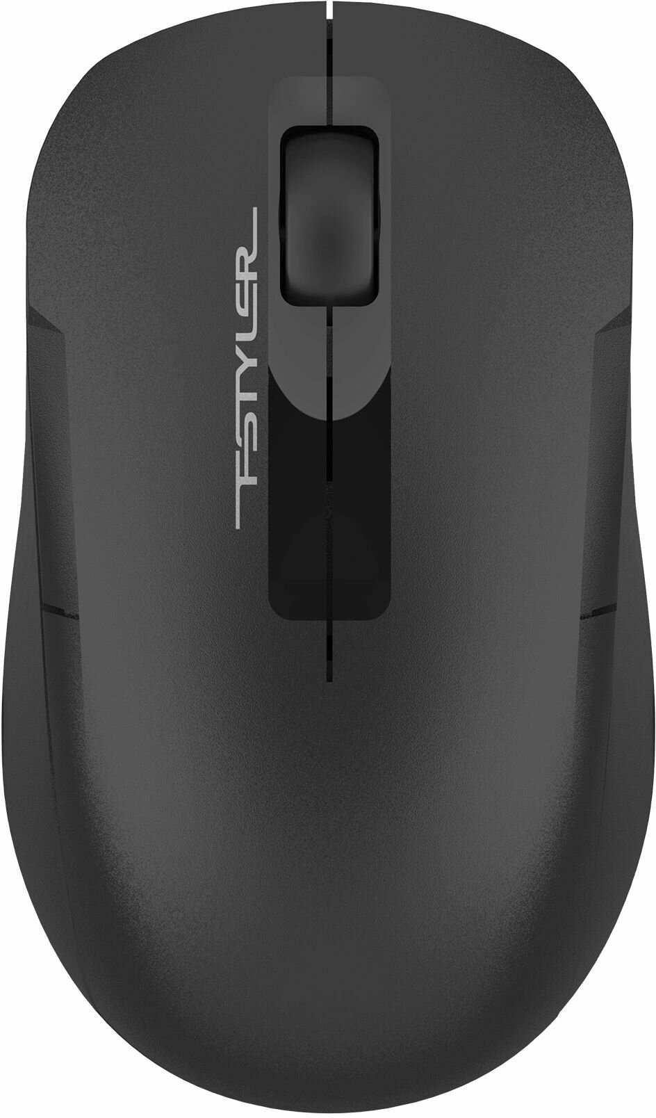 Мышь компьютерная A4Tech Fstyler FG15C Air2 черный оптическая (1200dpi) беспроводная USB для ноутбука (3but)
