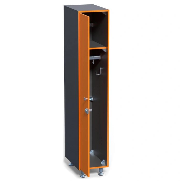 Шкаф 1:1 (1 секция / 1 ярус), 350x500x1800 (+100) мм, ЛДСП, цена - за 1 шт