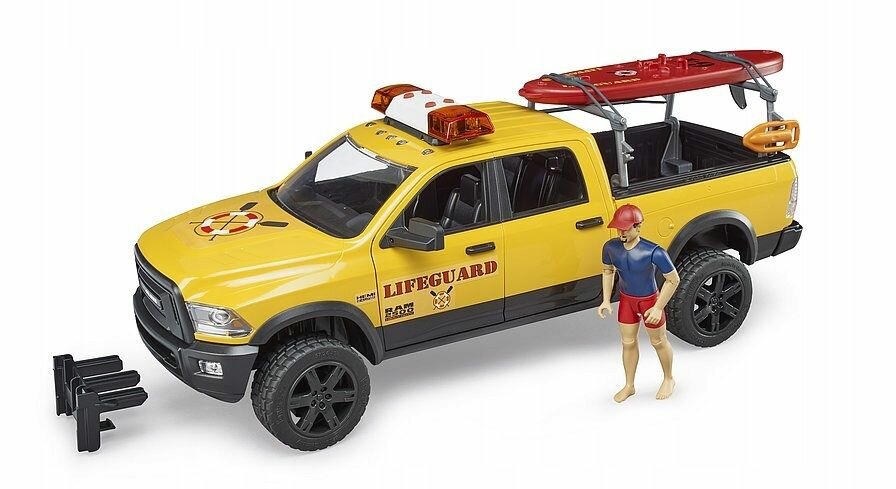Игрушечный транспорт Bruder - Спасательная машина Dodge RAM на воде с аксессуарами - Брудер 02506