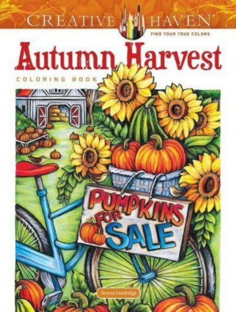 Creative haven autumn harvest coloring book