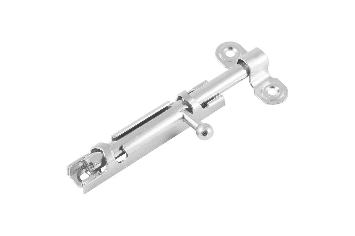 Шпингалет РемоКолор оцинкованный 80 мм, код 70-0-204, дверной крепёж для древесины